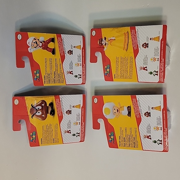Jakks | Toys | New Lot Of 4 Jakks Pacific Supermario 25 Figures Fire ...